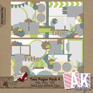 AK Designs: Template Pack 39 & Two Pager Pack 4