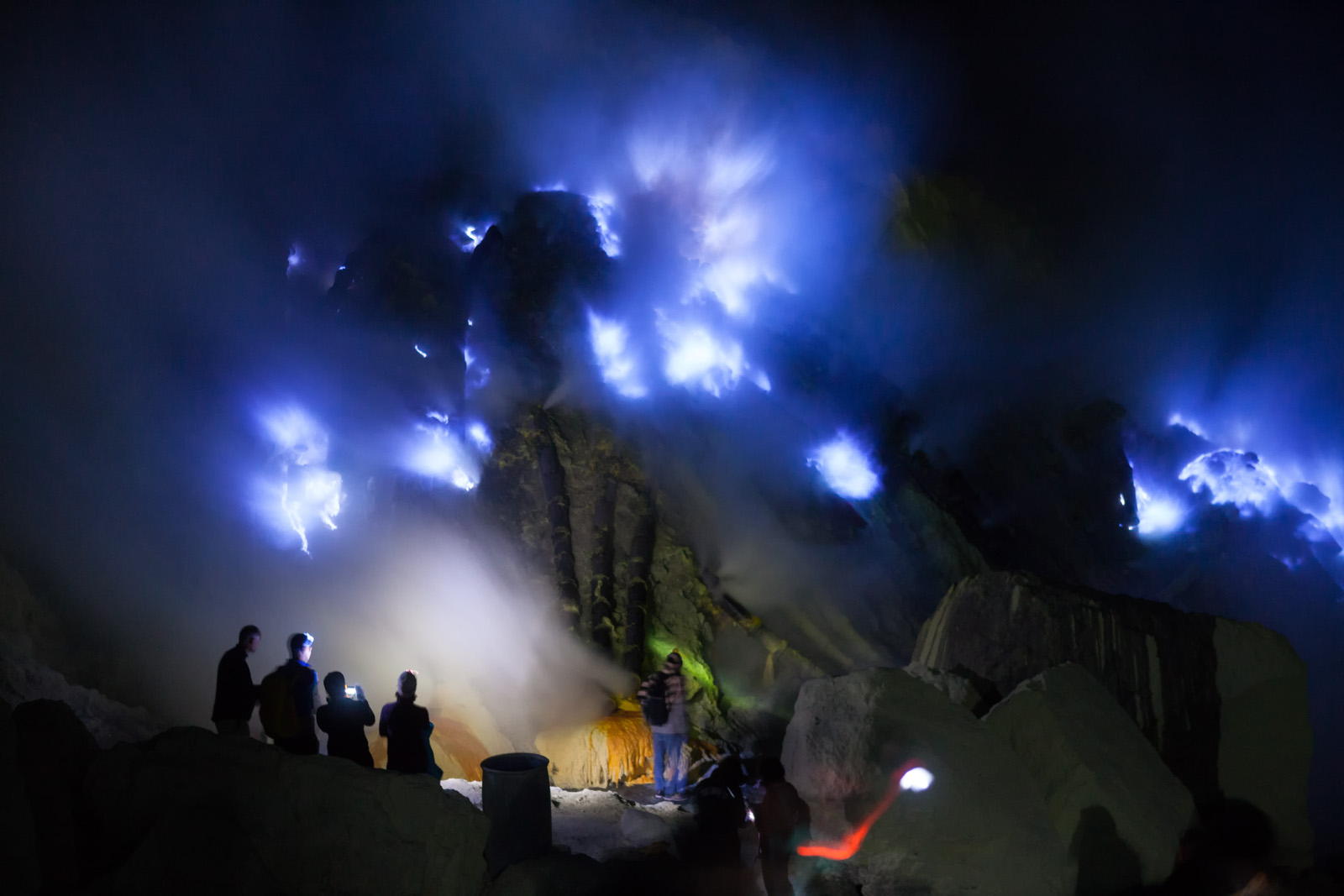 Hidden and little known places: Stunning Electric-Blue Flames Erupt ...