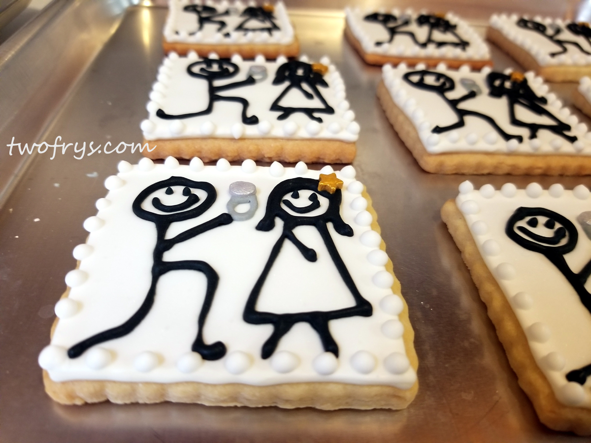 Two Frys: Engagement Stick Figure Cookies