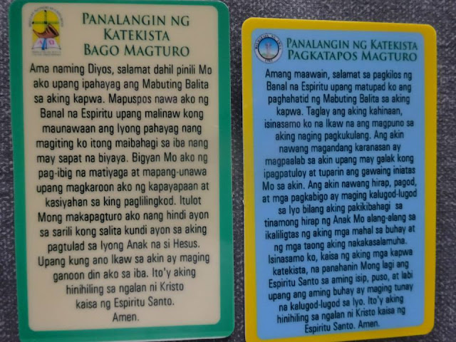 Panalangin ng Katekista | Ministri Katekesis Diyosesis Imus