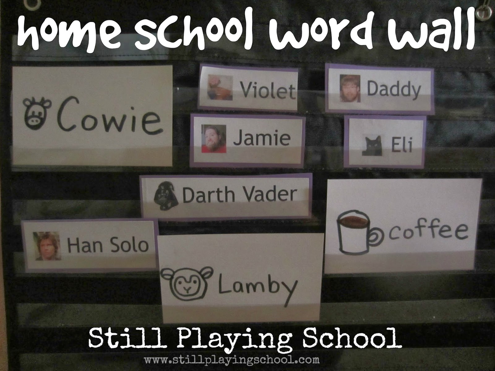 Home School Word Wall | Still Playing School