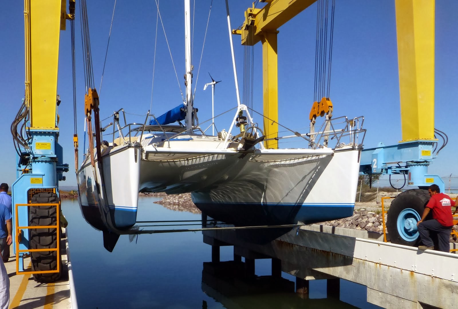 Magic, a Privilege 39' Catamaran, is SOLD: Exterior Features