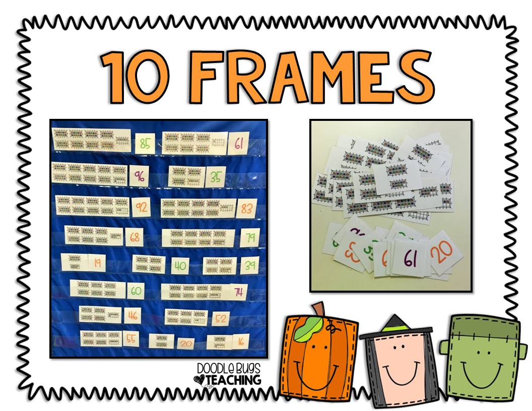 Doodle Bugs Teaching {first grade rocks!}: Halloween Pocket Chart Math ...