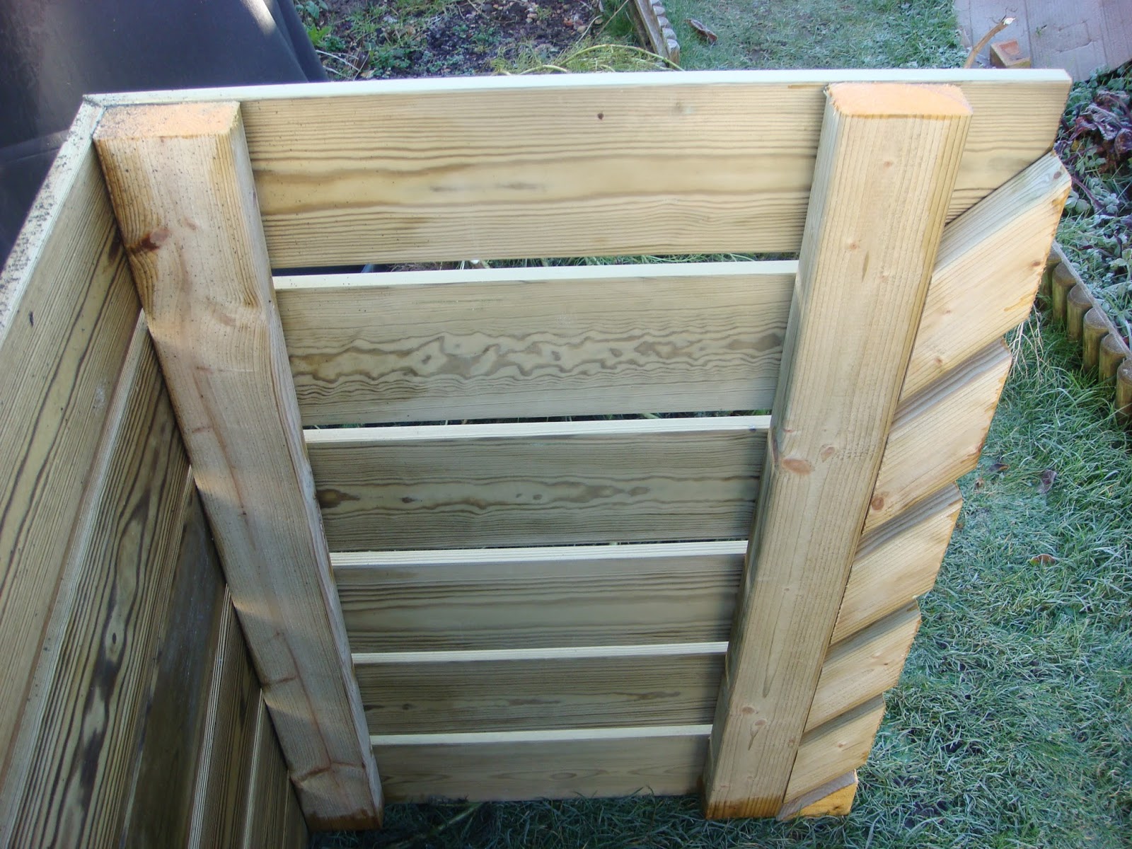 Veg patch from scratch: How to make your own wooden compost bin (with ...