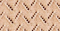 Eyelet Lace 37 in the round