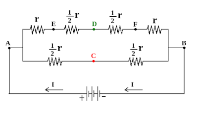 Physics 12: How to Find Equivalent Resistance of Resistor Cube?