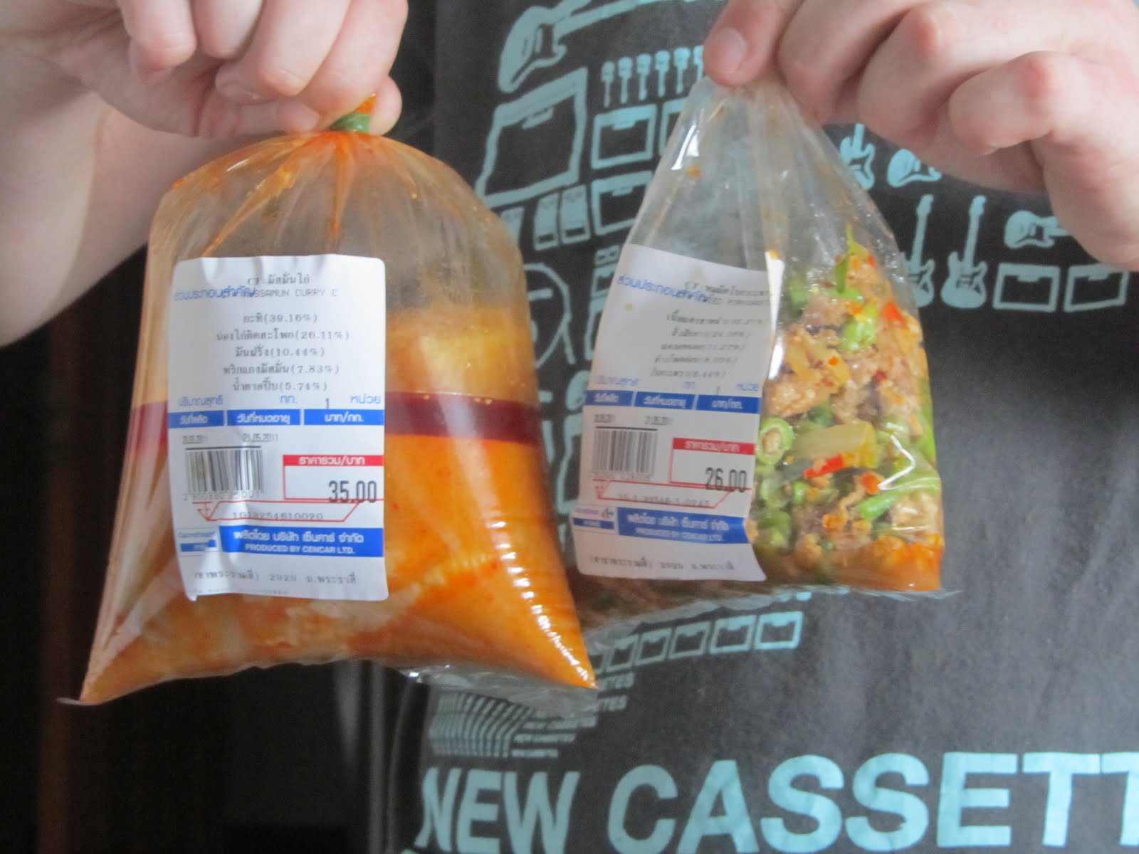 One year in Thailand: Thai curry in a bag