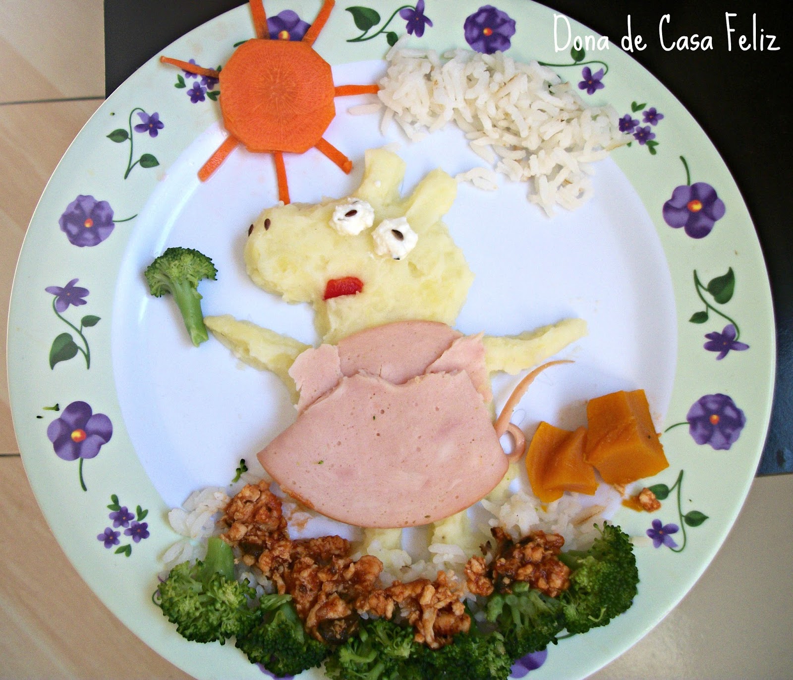 Dona de Casa Feliz: Comida Divertida: Peppa Pig em dose dupla