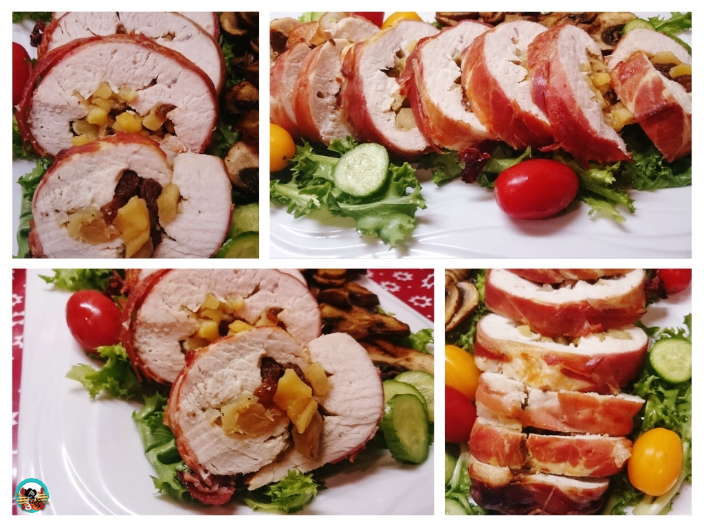 Redondo de pavo relleno - ¡Huele Bien!