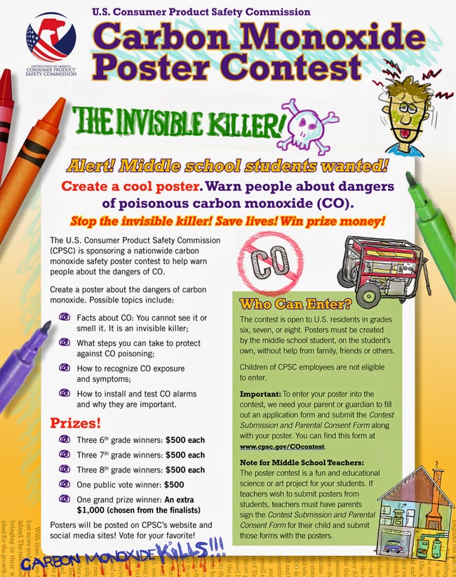 CPSC Hosts Kids' Carbon Monoxide Poster Contest | EHS Works