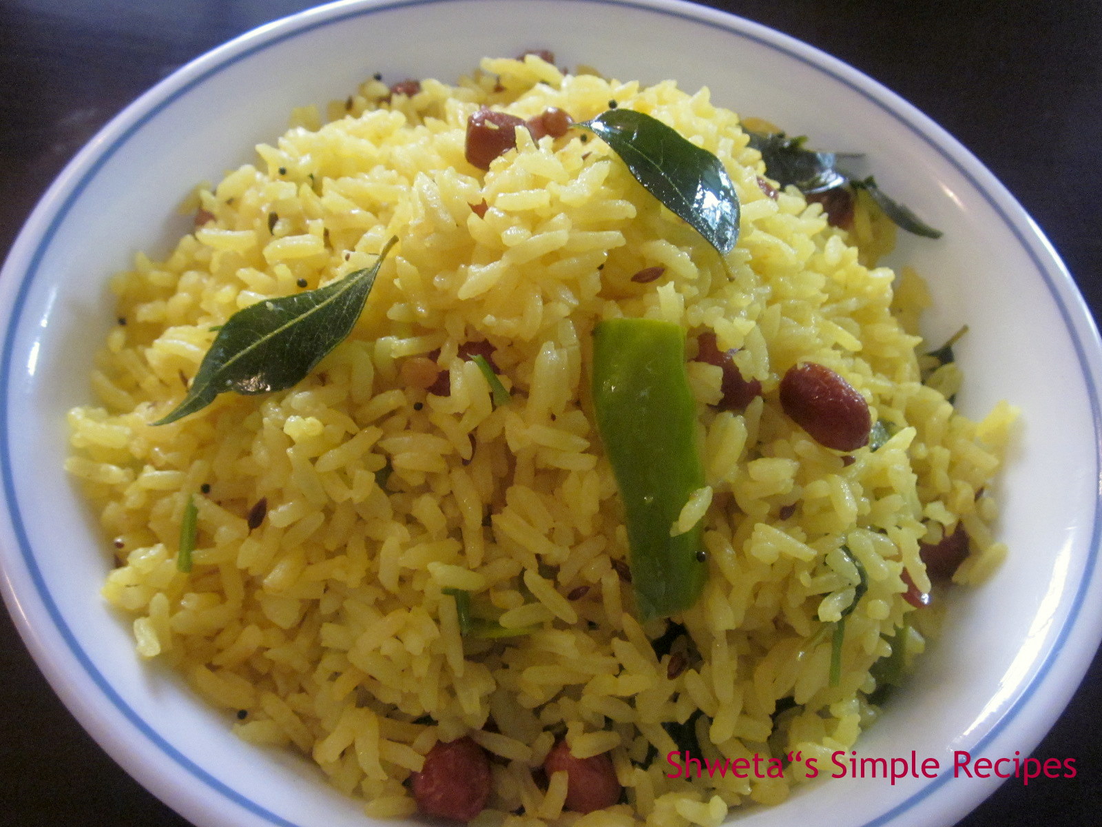 Shweta’s Simple Recipes: Lemon Rice