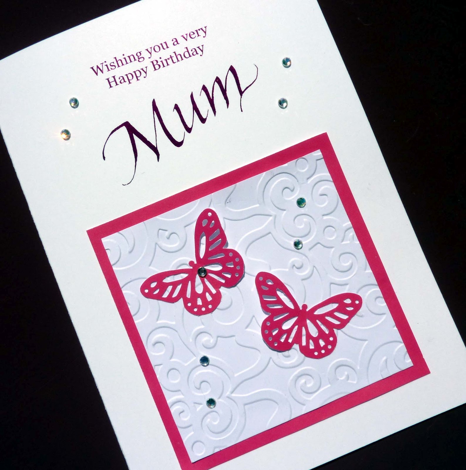 Inspired by Script: Personalised Mum Birthday Card