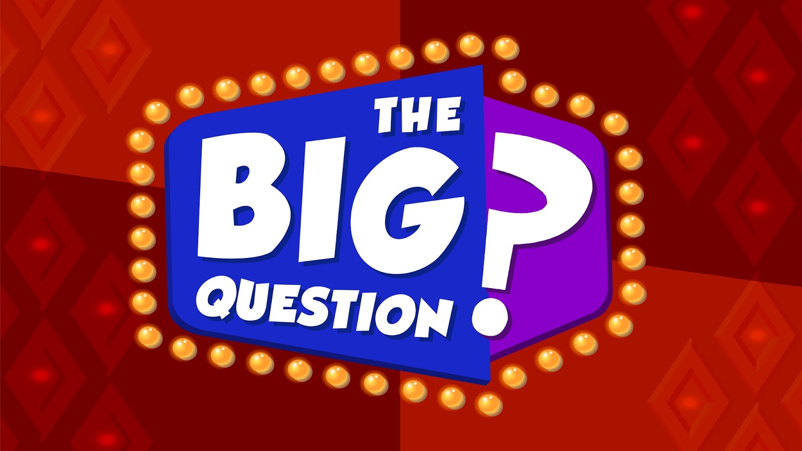 Welcome to Frank's blog: The One Big Question!