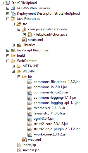 Struts2 File Uploading