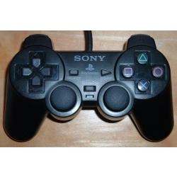 Control PS2 Dualshock 2 Black Version ~ Alamandris Multi Store