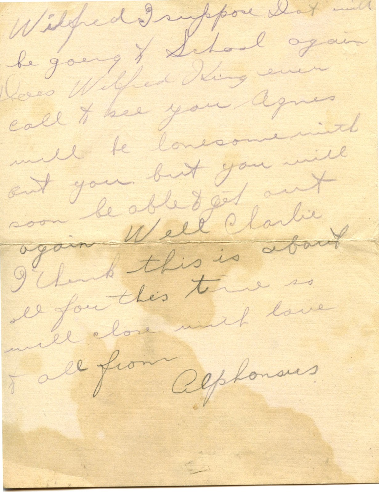 WW1 Letters Home P.A. Murray: September 18, 1916 - Letter to little ...