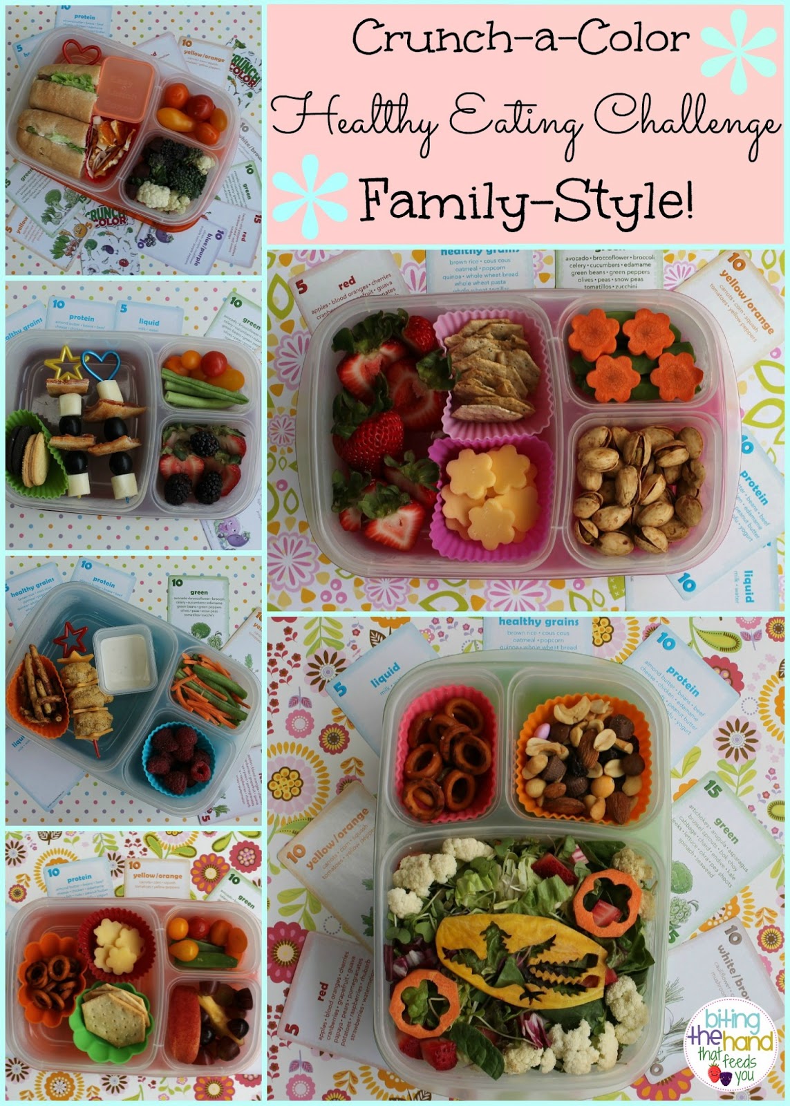 Biting The Hand That Feeds You: Crunch A Color Healthy Eating Challenge