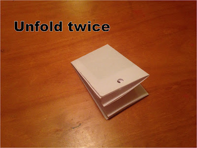 Spacefem: Make a blank paper book out of one sheet of paper