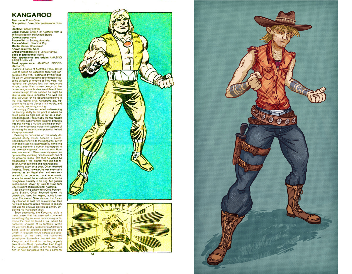 The Official Handbook to the Marvel Universe - REDUX Edition: KANGAROO ...