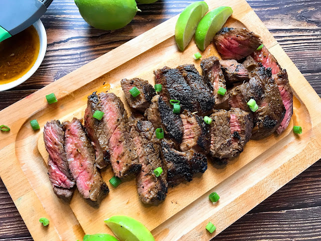 Butter-Glazed Jamaican Jerk Steak