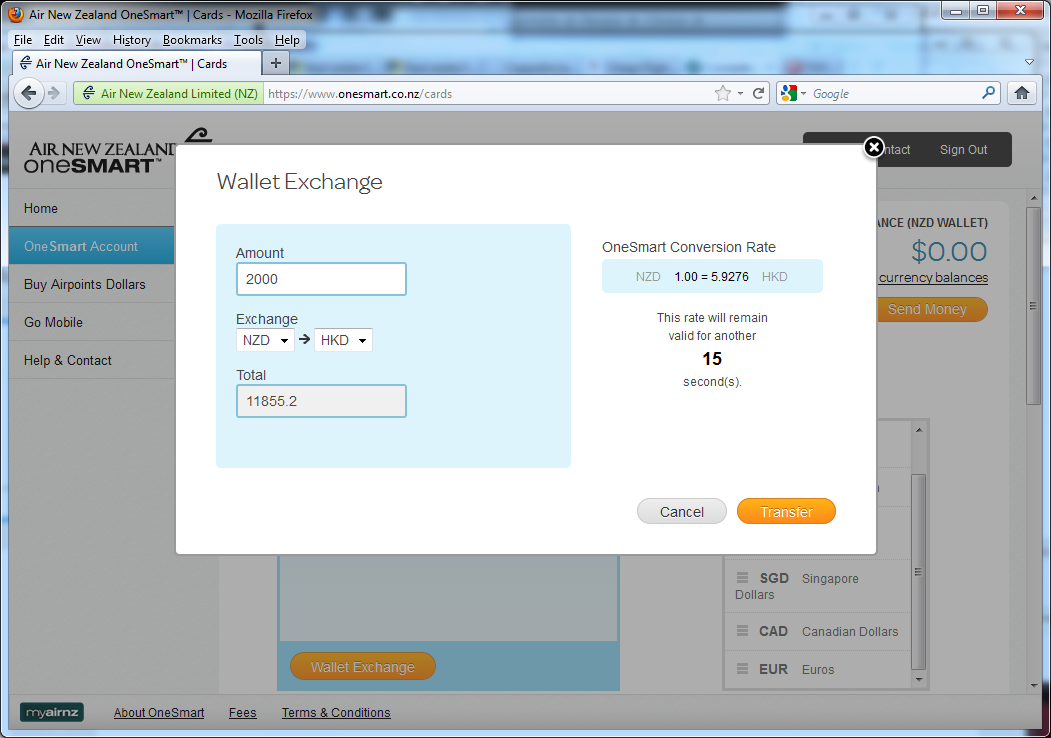 Money Matters: An Evaluation of the Air New Zealand OneSmart Card | Nom ...