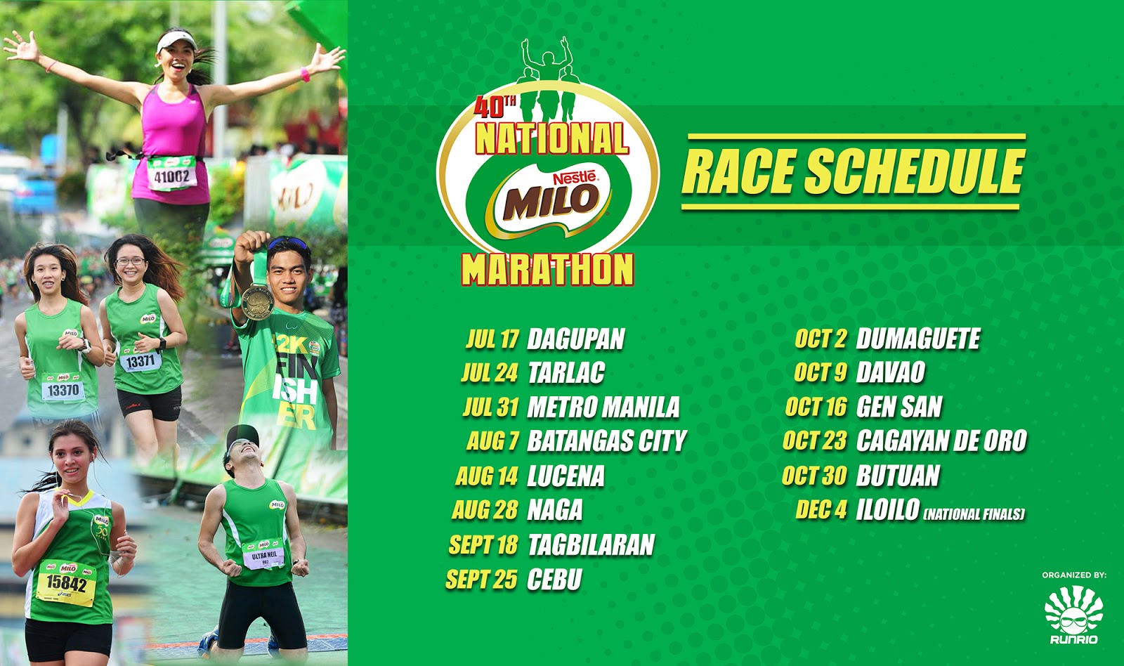 40th National MILO Marathon Cagayan de Oro Leg will be on October 23 ...