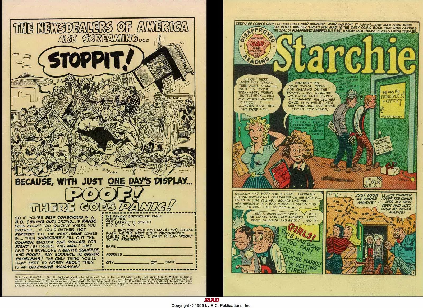 Chicken Fat: SUNDAY FUNNIES!!Archie vs Starchie Vs Goodman Beaver