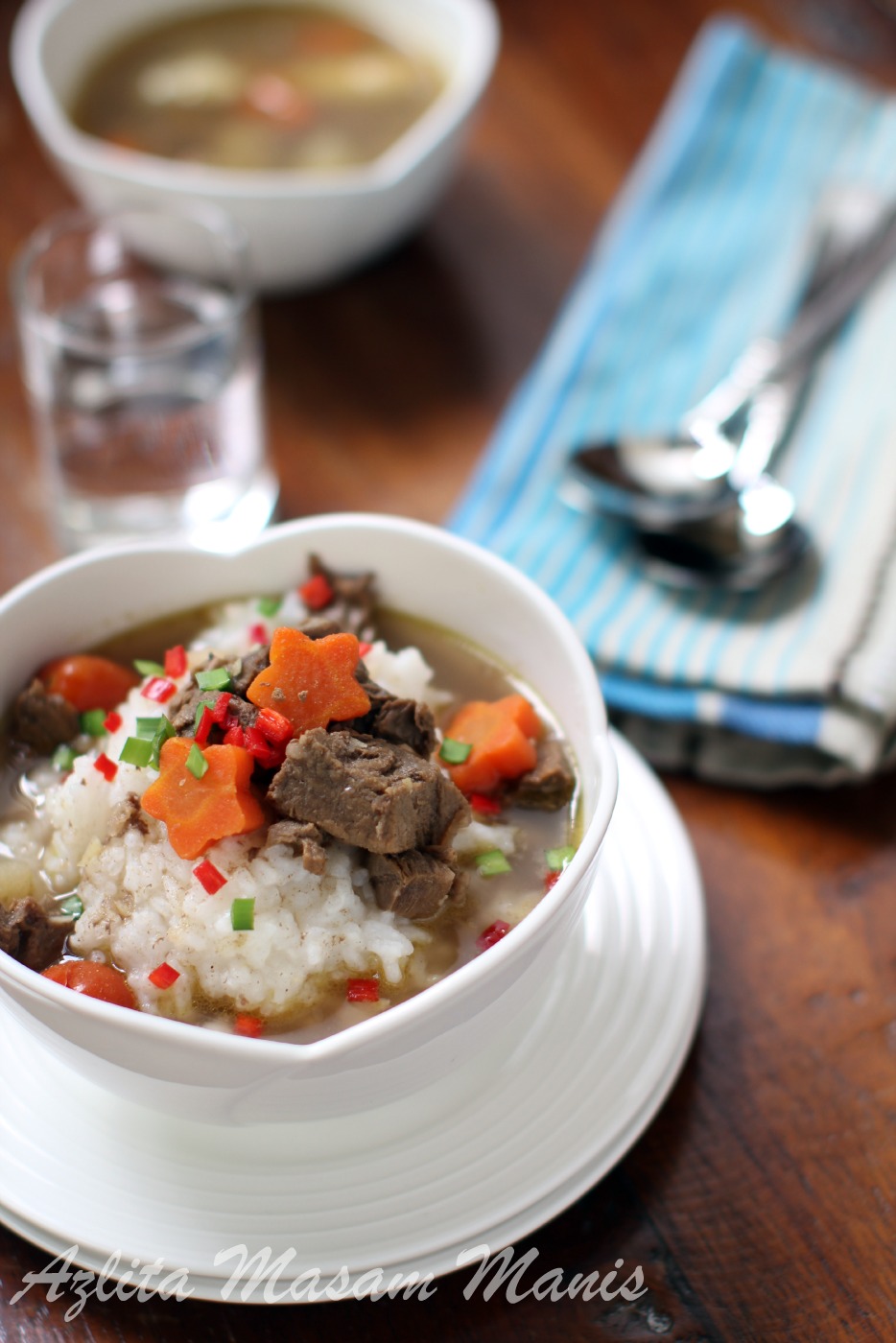 BUBUR DAGING - masam manis