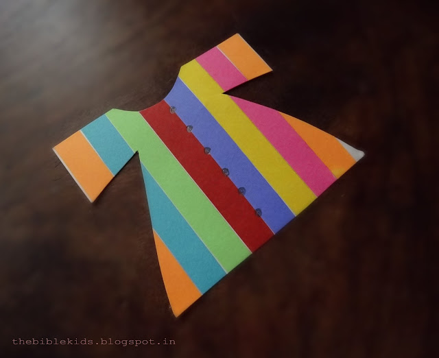 Joseph's Robe Of Many Colors Craft