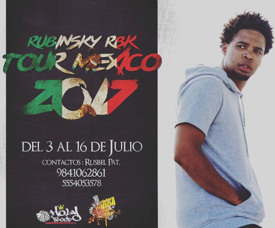 Rubinsky RBK Tour México 2017 (Del 3 al 16 de Julio)