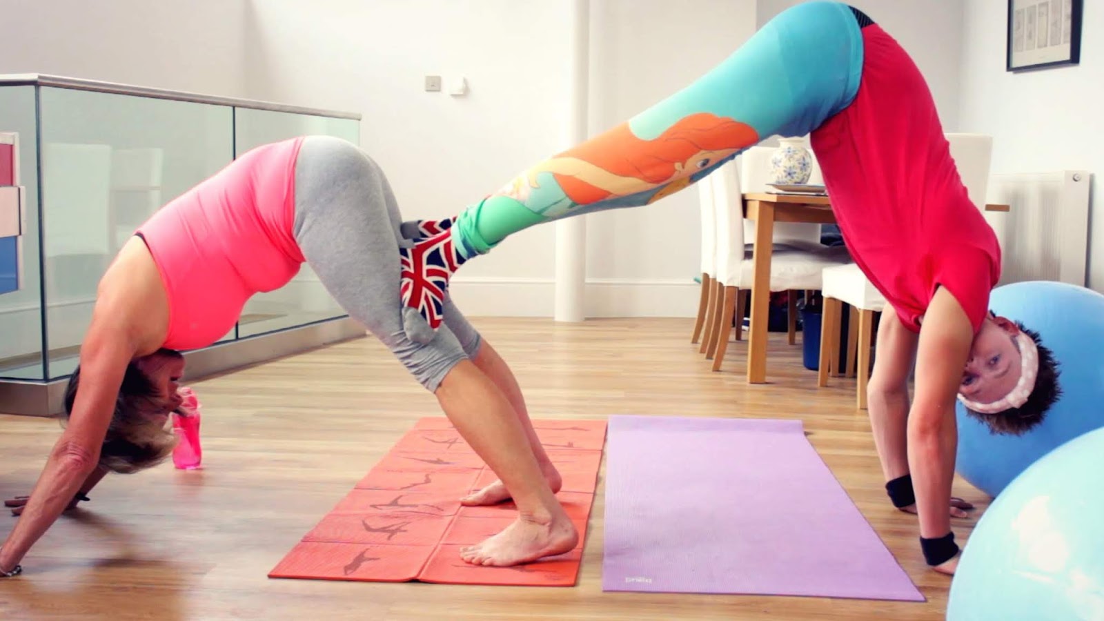 two person yoga challenge photos - two person yoga challenge