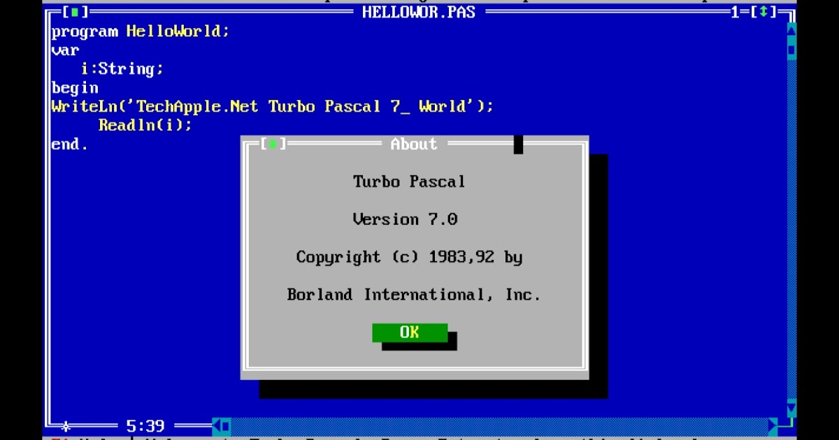 Compiler Bahasa pemrograman Pascal - ReyGumay