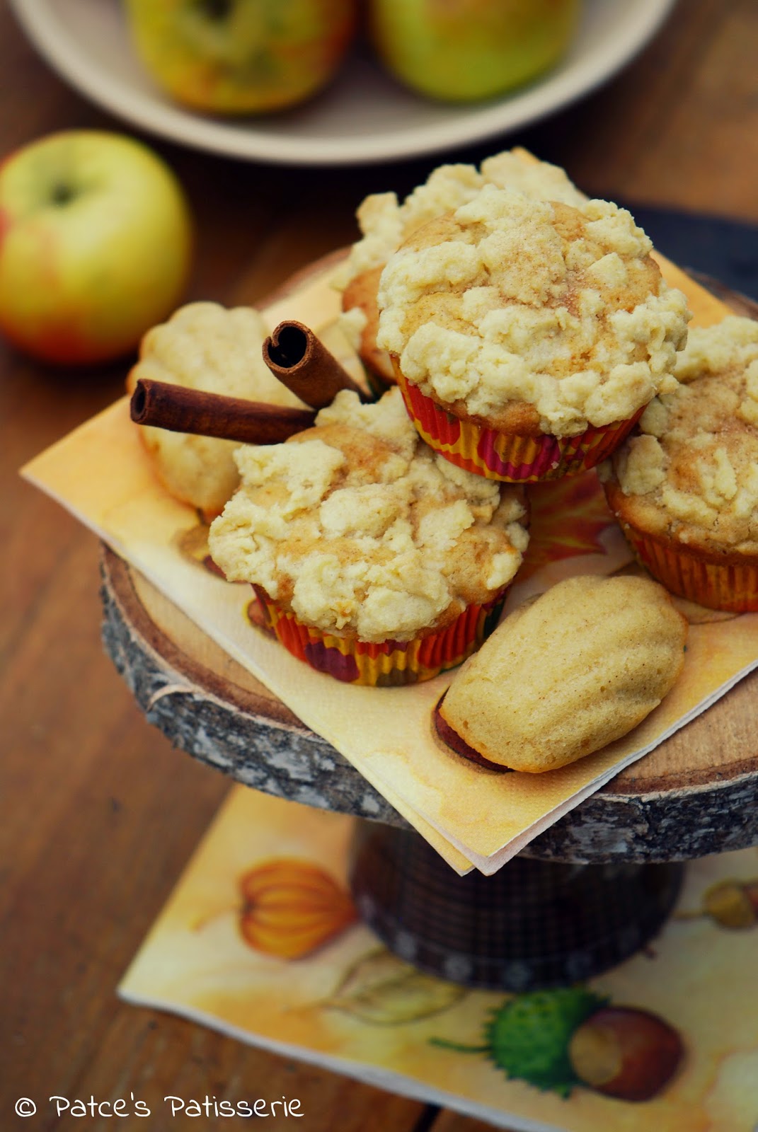 Apple Crumble Muffins & Apfel-Zimt Madeleines [Herbstlich Wilkommen!]