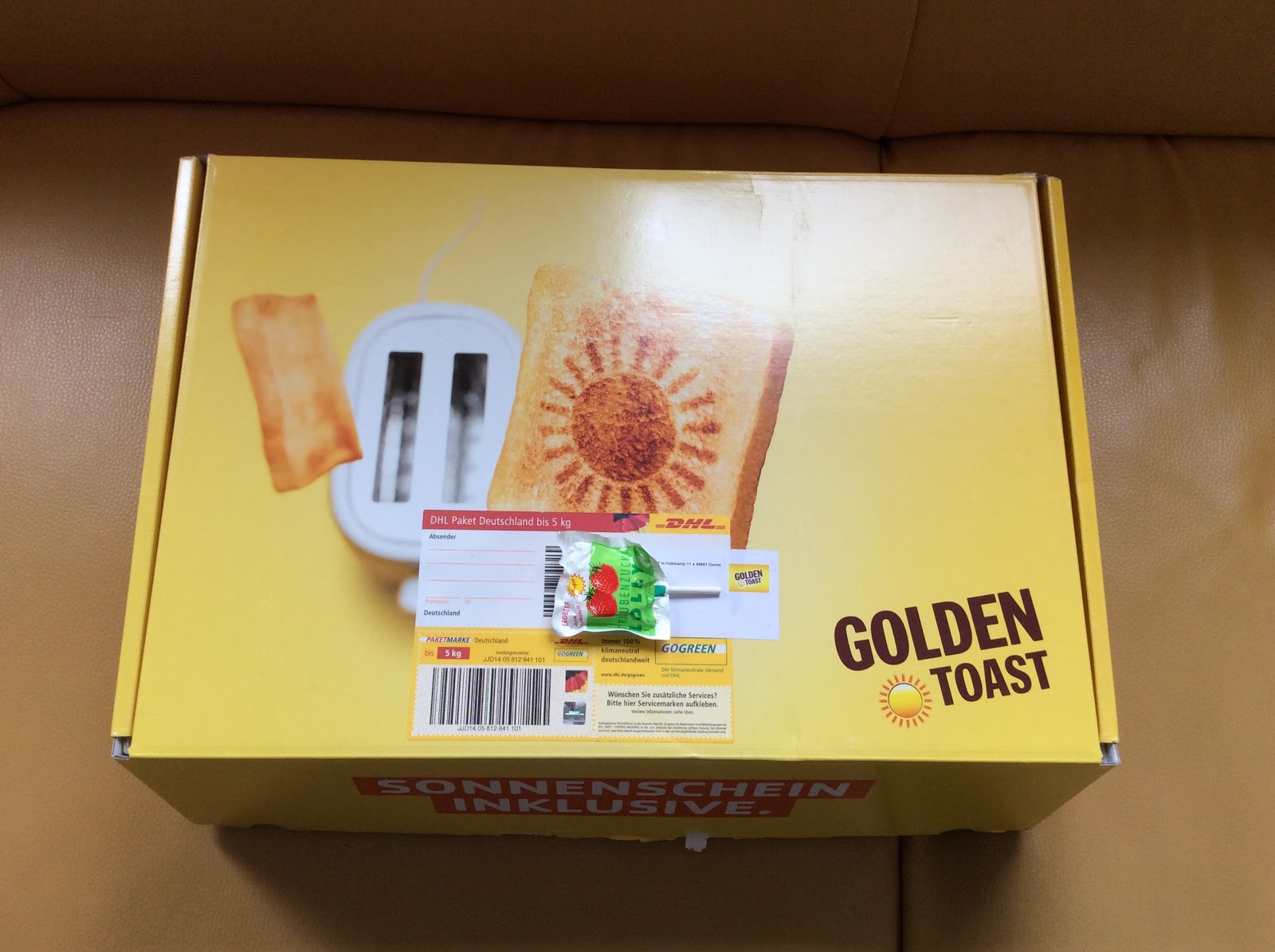 Produkttests und Gewinne: Golden Toast