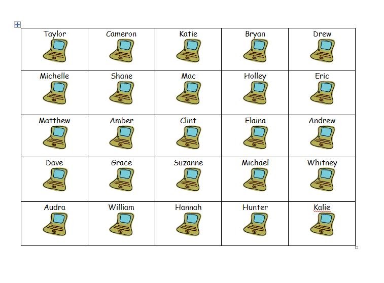 Lab Seating Chart at Mark Canales blog