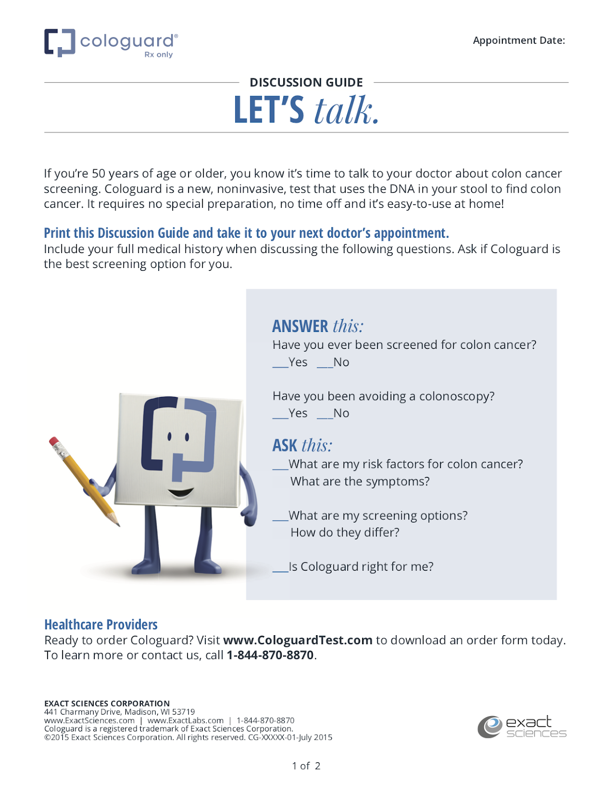 An Autoimmune Arthritic Systemic Life©: Colo-Guard Easy Extremely ...