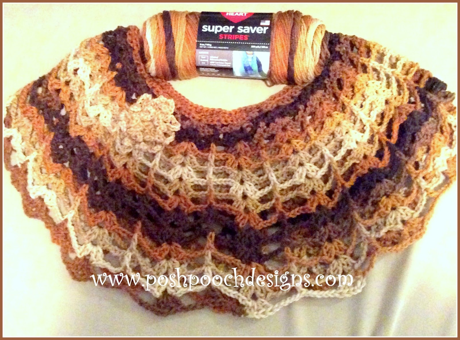 Posh Pooch Designs : Amazing Stripes Poncho Crochet Pattern | Posh ...