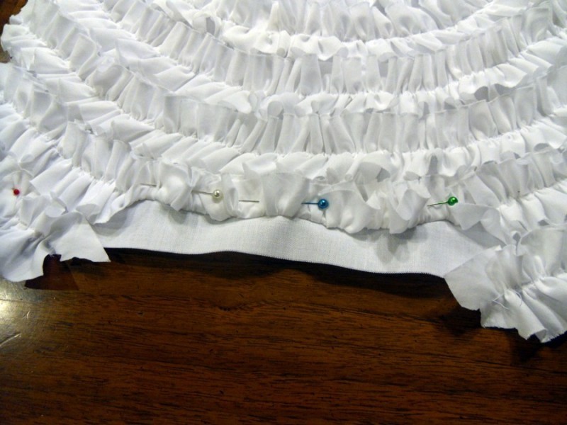 Ruffles, frills as an element of decoration - crazzy craft