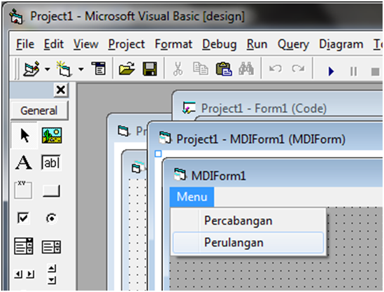 Nemure no King: Logika MDI Form pada VBasic