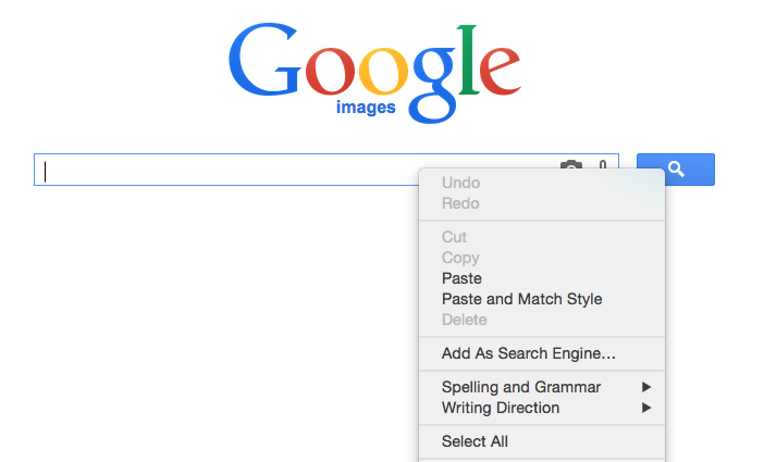How to search Google Images from Chrome addressbar? « AnandhaSubha