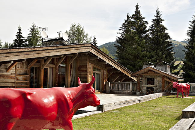 ESTILO RUSTICO: Chalet Rustico en los Alpes
