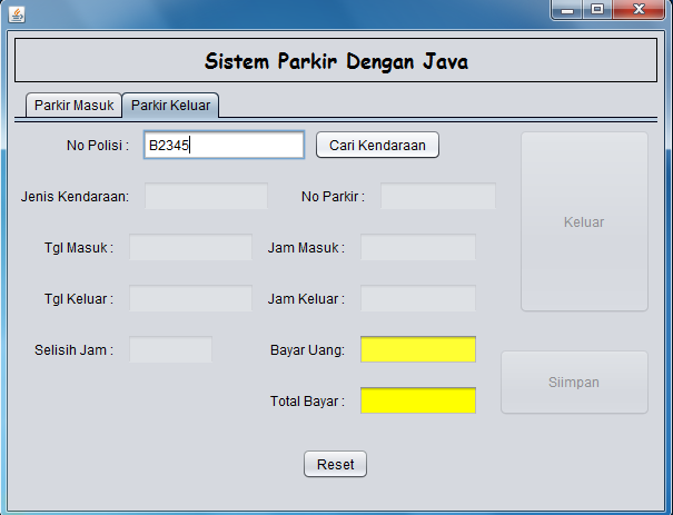 Aplikasi parkir menggunakan Java [Sederhana] - Learn Code..