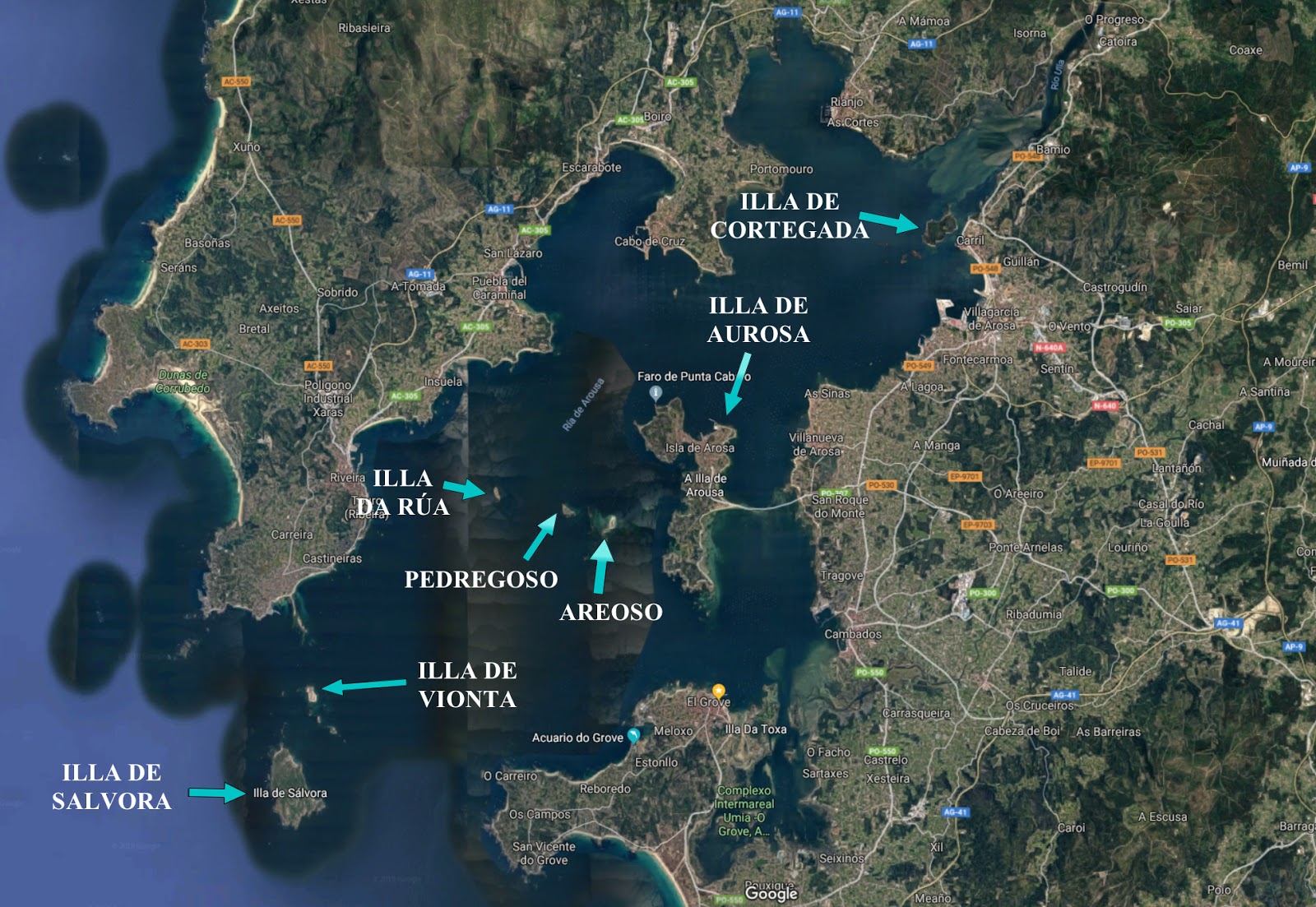 GRANCALILI - CARLOS FRADE: KAYAK POR LAS ISLAS DE LA RÍA DE AROUSA