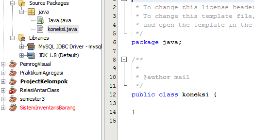 Mata Kuliah Teknologi Web: Membuat Koneksi Database MySQL dengan Java ...