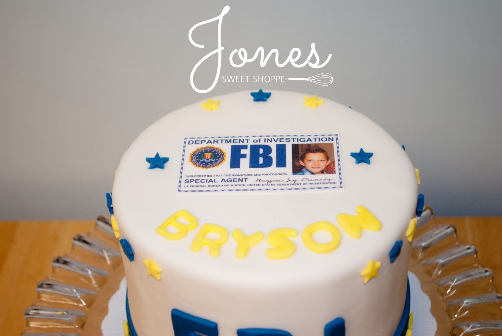 Jones Sweet Shoppe: FBI Cake