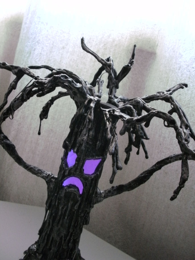 House of Dewberry: DIY Halloween Candles Evil Trees