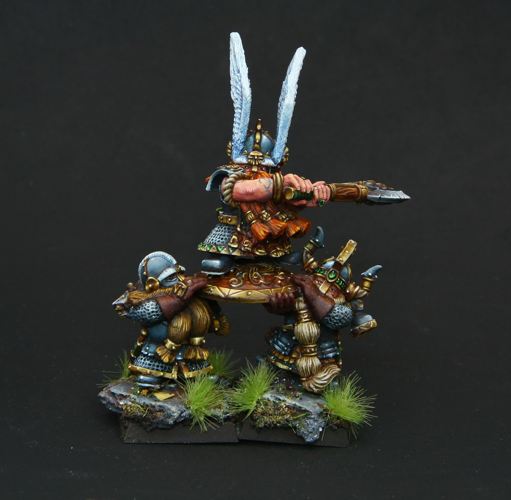 HopeRiver's Valley: Dwarf King Alrik and Shieldbearers