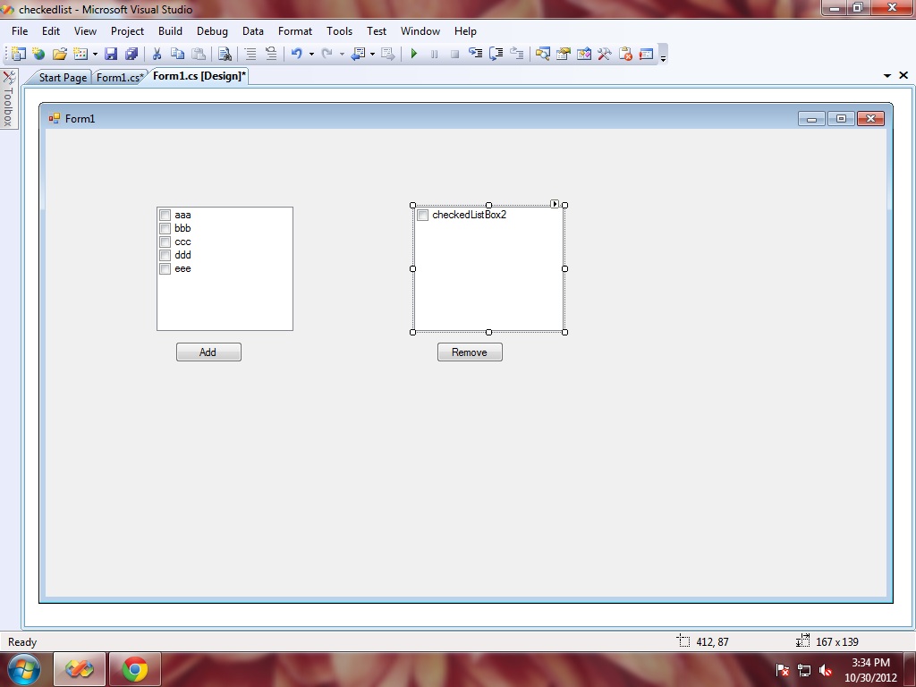 TECHZMATRIX SOFTWARE TECHNOLOGIES: Checked List Box