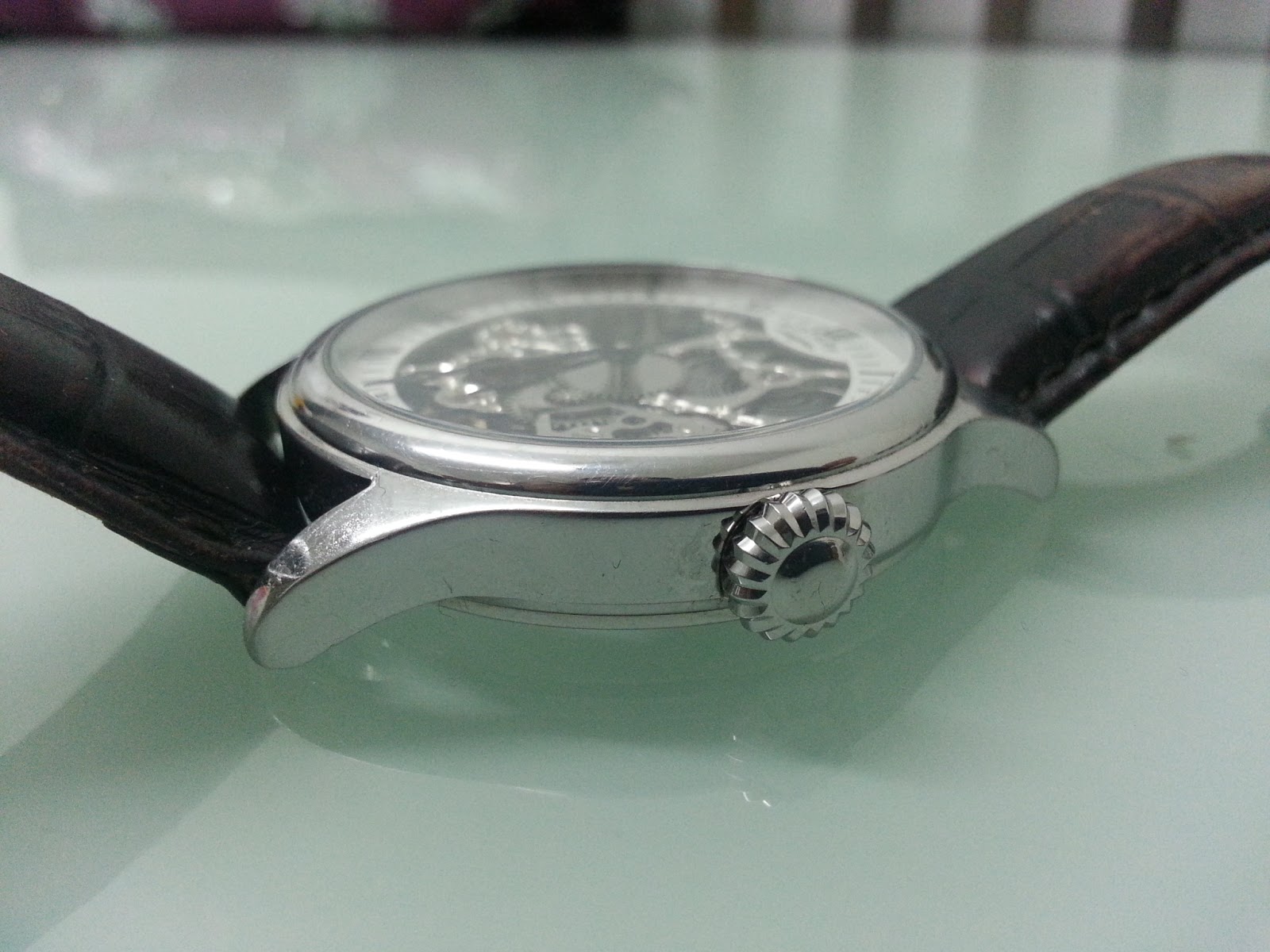Pesona Jam: Rotary Skeleton GS02521/06 Stainless Steel Manual Winding -SOLD