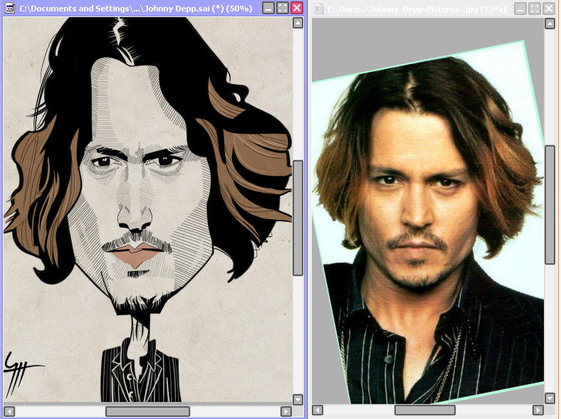 Minimal Caricature: Tutorial how to draw Caricature Step by Step